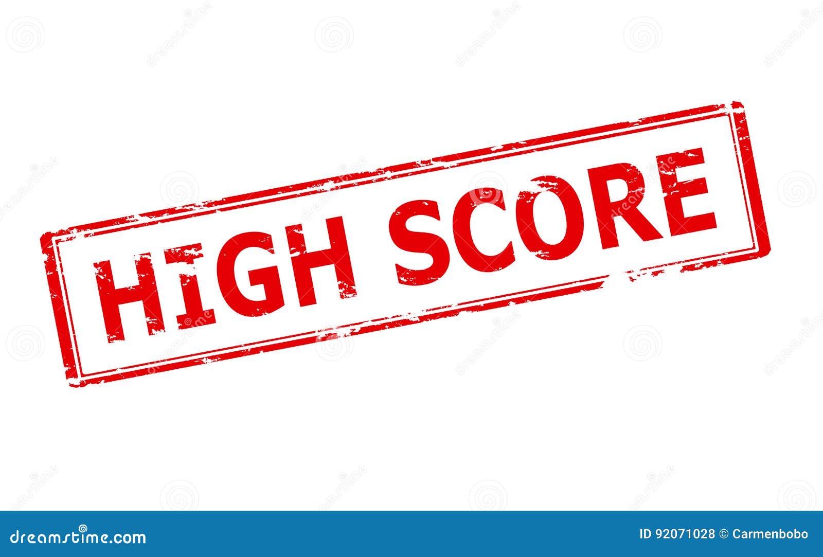 High score stock illustration. Illustration of concept - 92071028