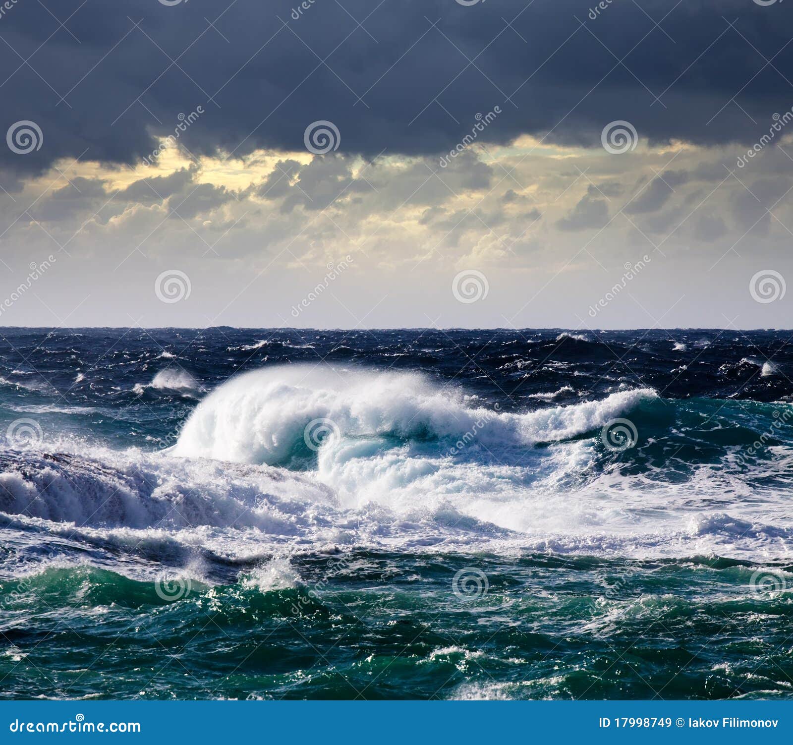 High sea wave during storm stock image. Image of crash - 17998749