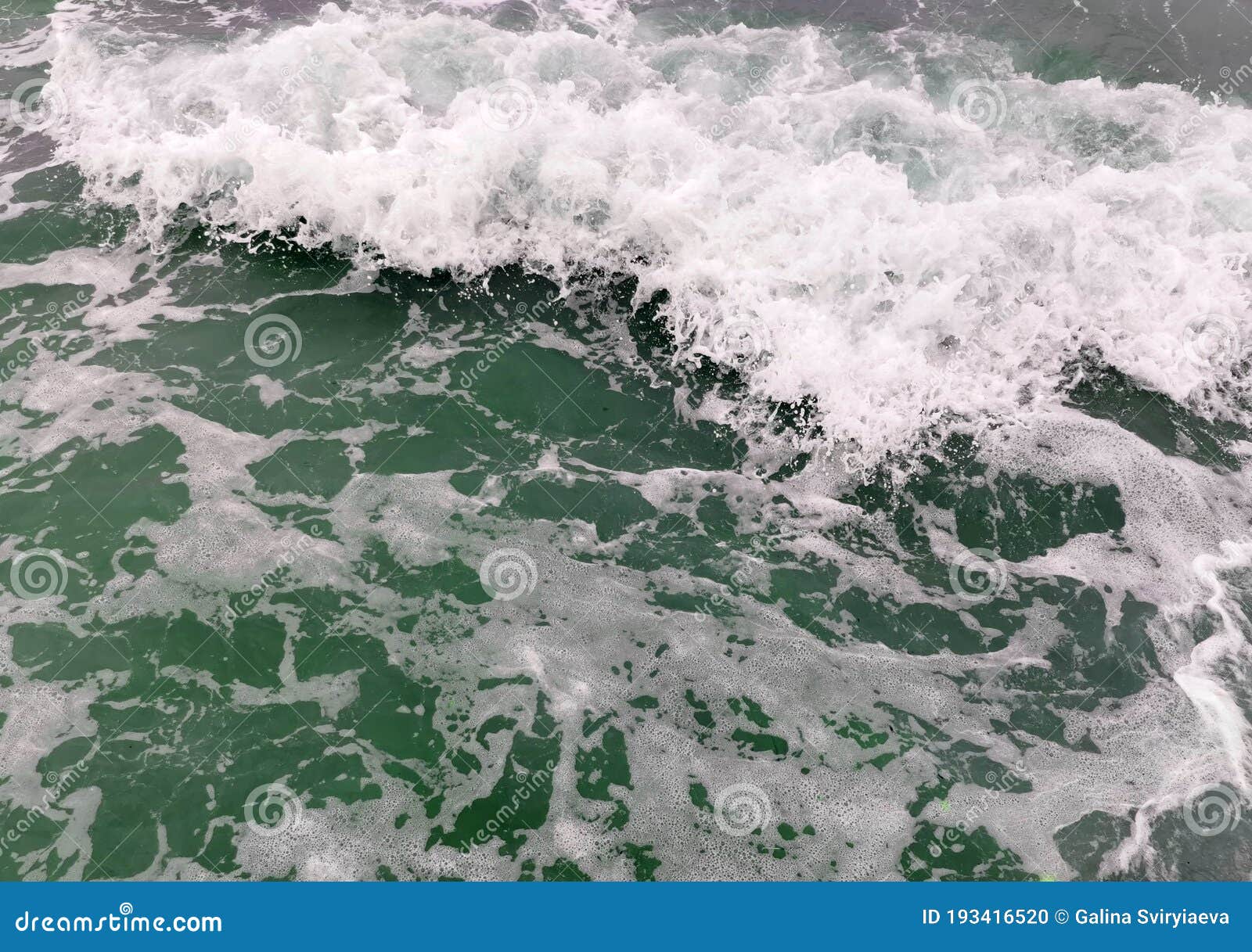 High Sea Wave during Storm at Mediterranean Area Stock Photo - Image of ...