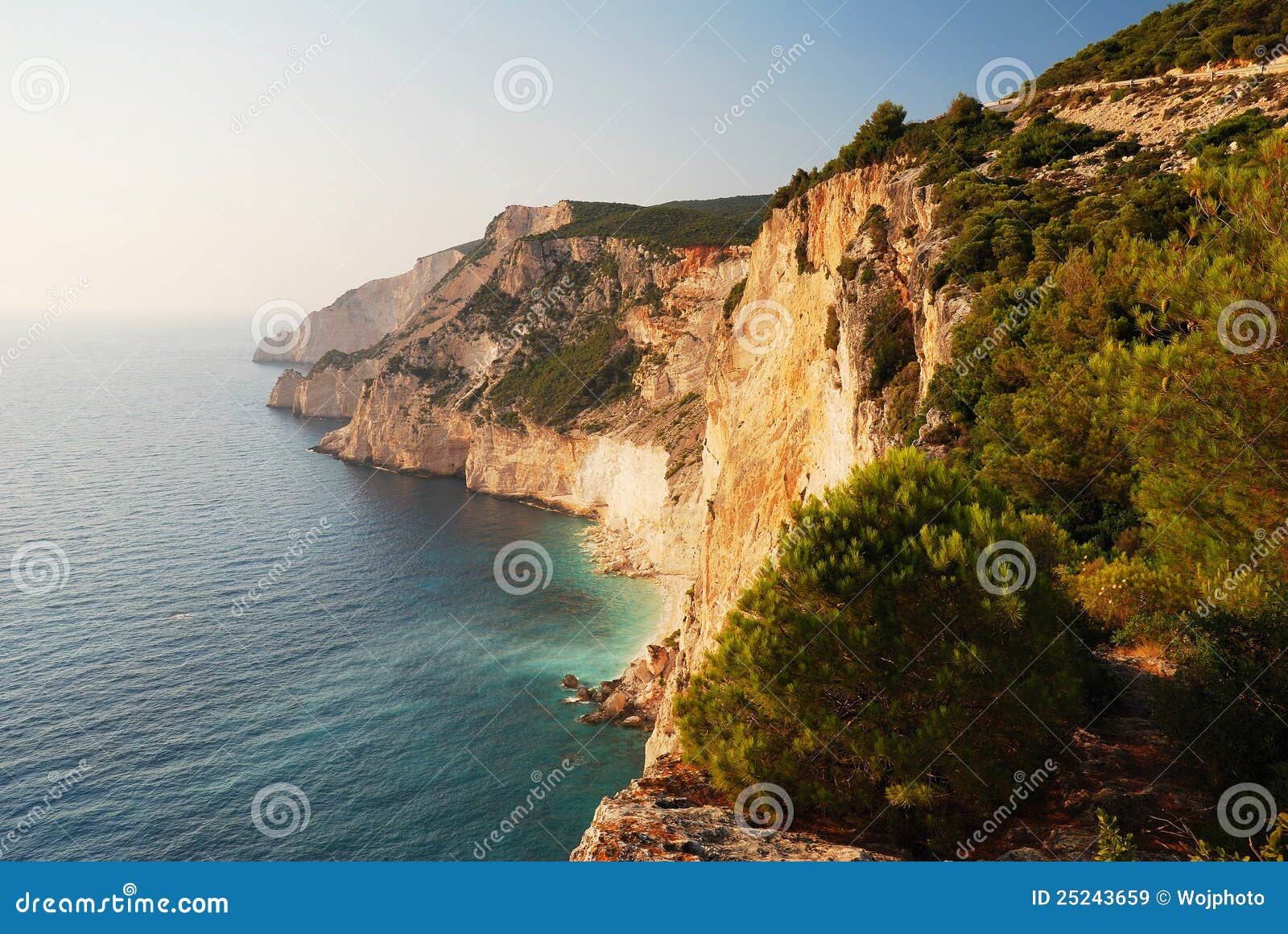 High Seaside Cliffs stock image. Image of jagged, dusk - 25243659