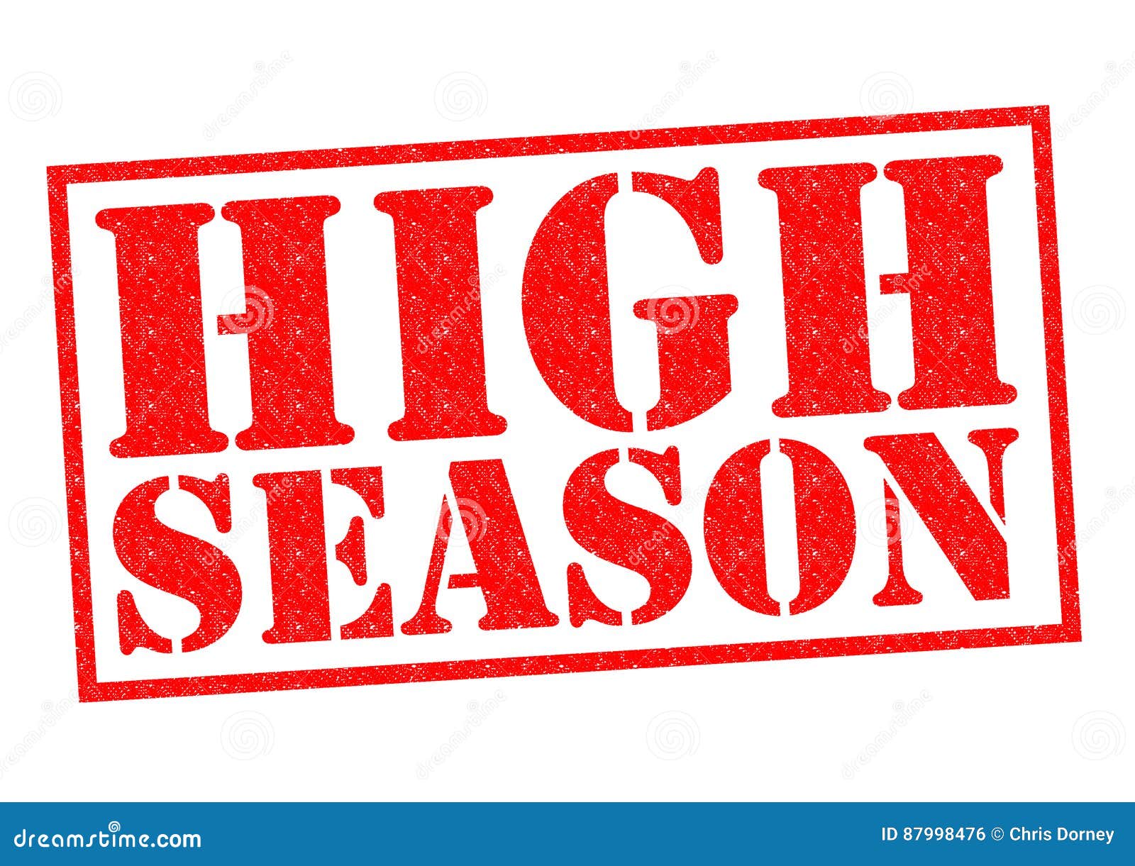 HIGH SEASON stock illustration. Illustration of commercial - 87998476