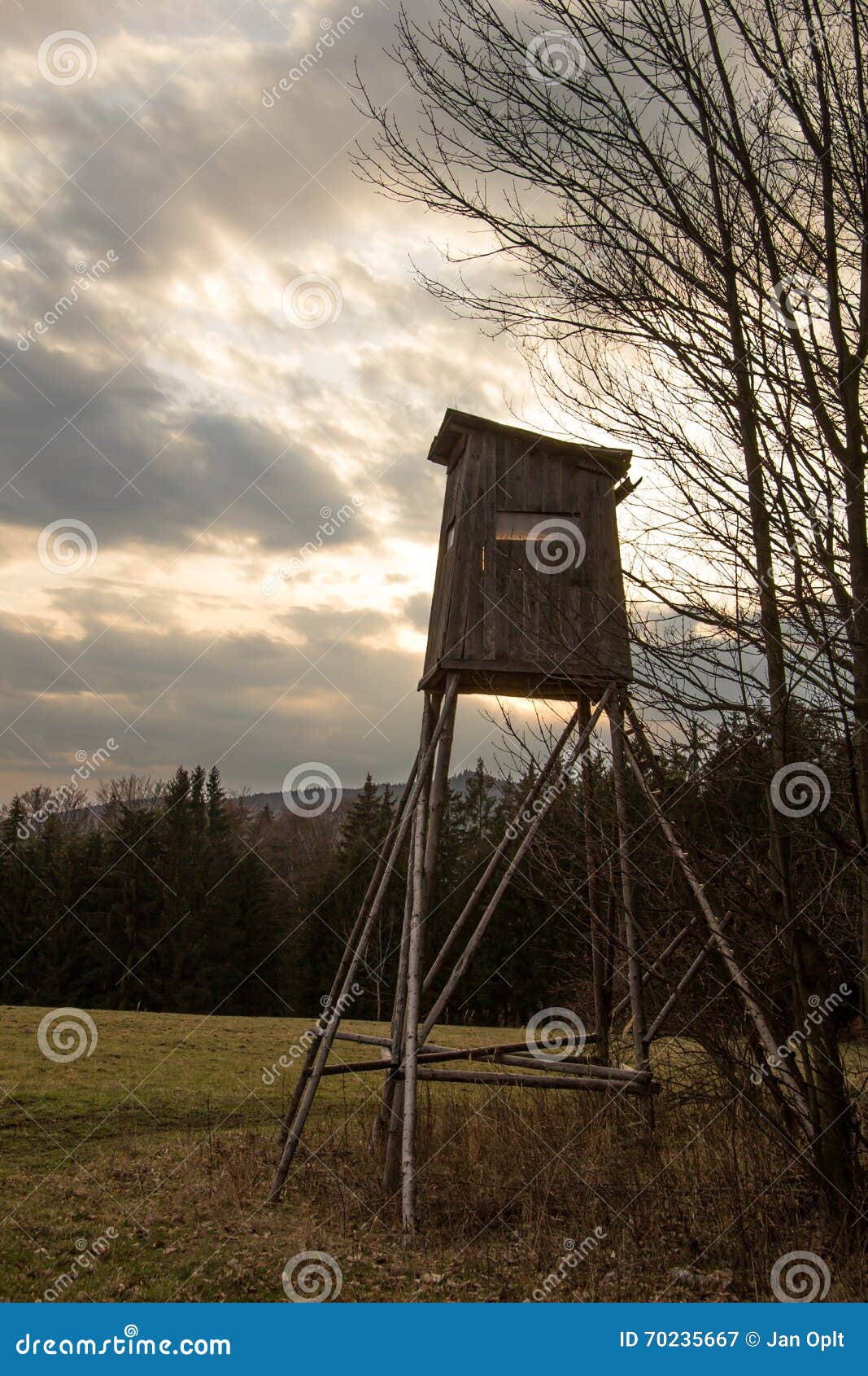 Ranger Outpost Log Cabin Shelter Mountain Lake Green Meadow Canadian ...