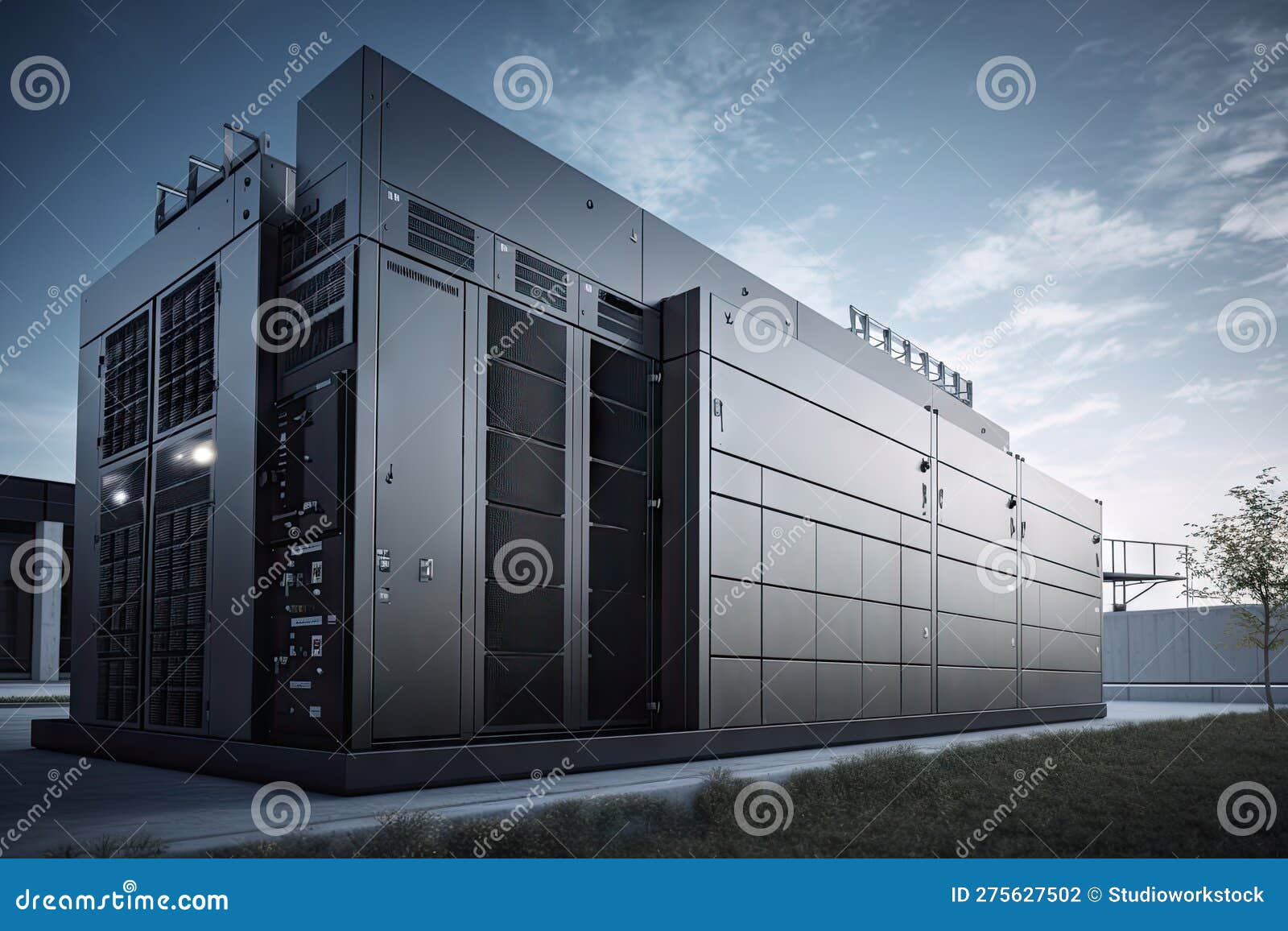 High-security Data Center with Hardened Exterior and Security System ...