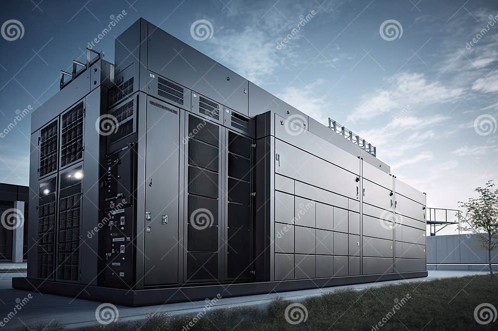 High-security Data Center with Hardened Exterior and Security System ...