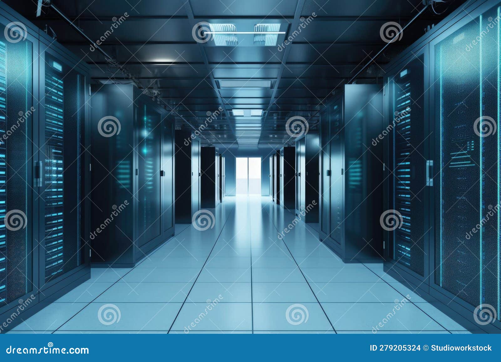 High-security Data Center, with Layers of Physical and Digital Security ...