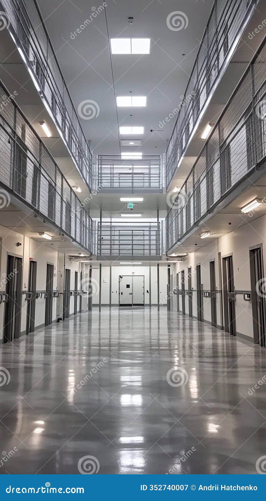 High-security Prison Facility Symbolizing the Law Enforcement System ...