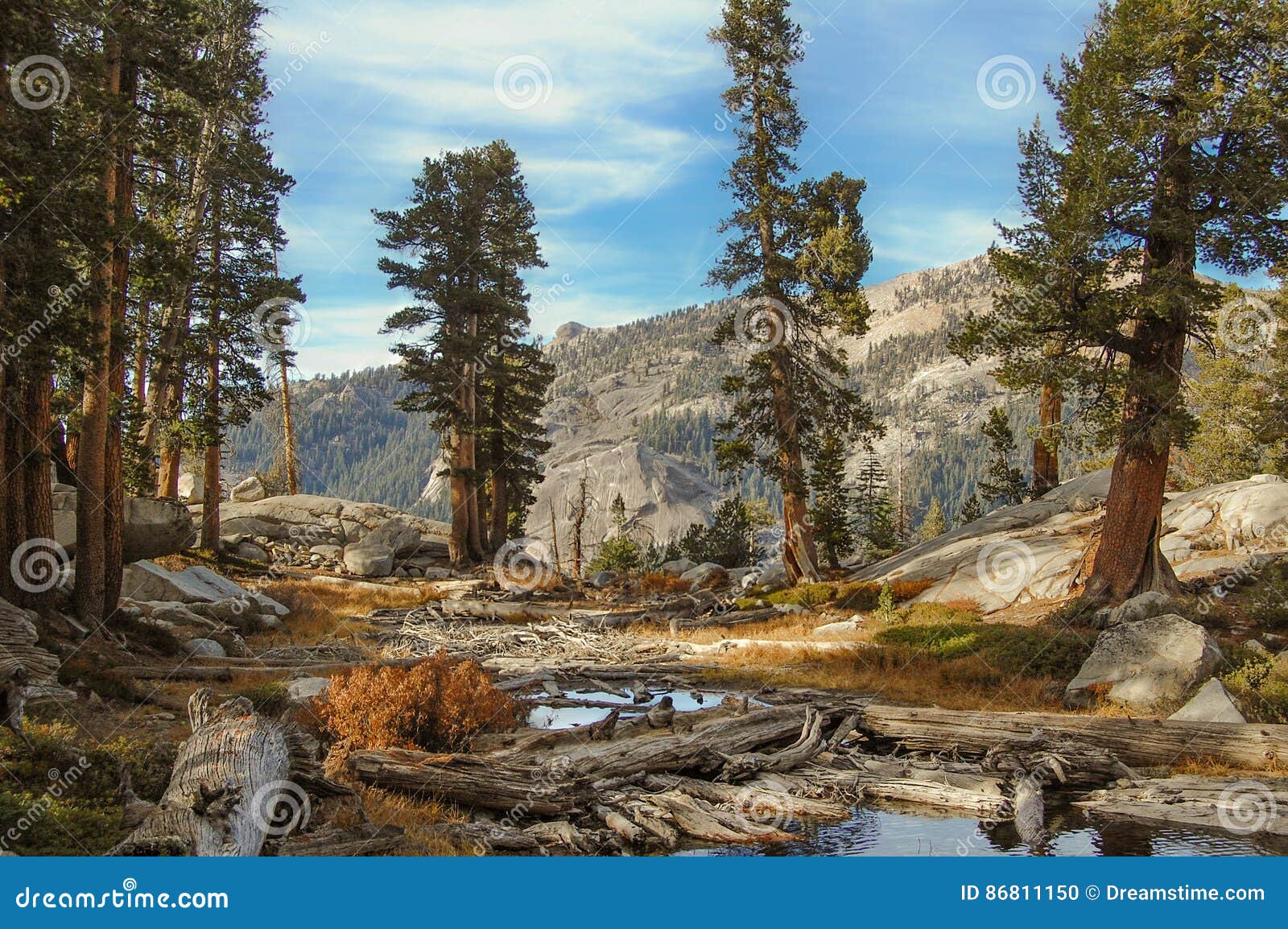 High Sierra lake stock photo. Image of high, lake, sierra - 86811150