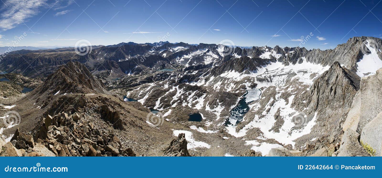 High Sierra Panorama stock photo. Image of lake, sierra - 22642664