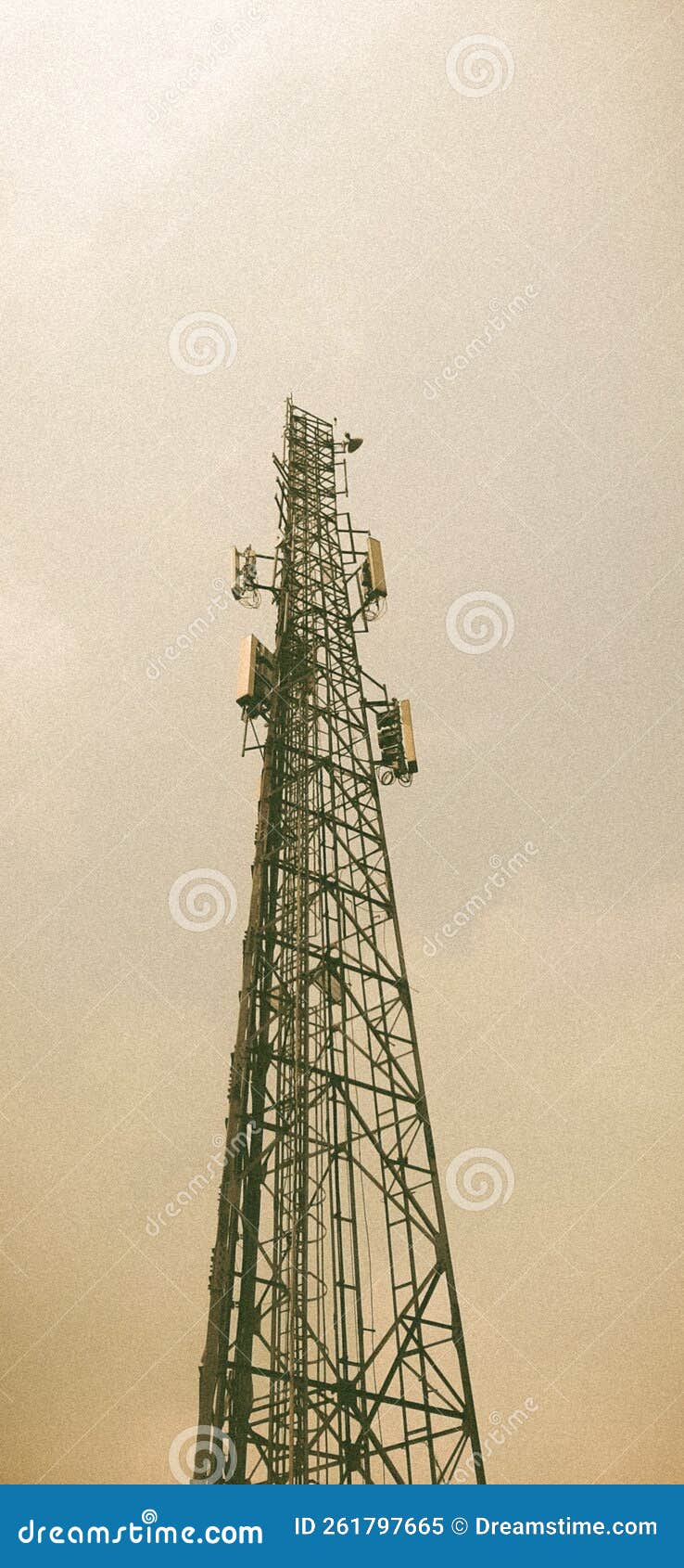 High signal tower stock image. Image of indonesia, tower - 261797665