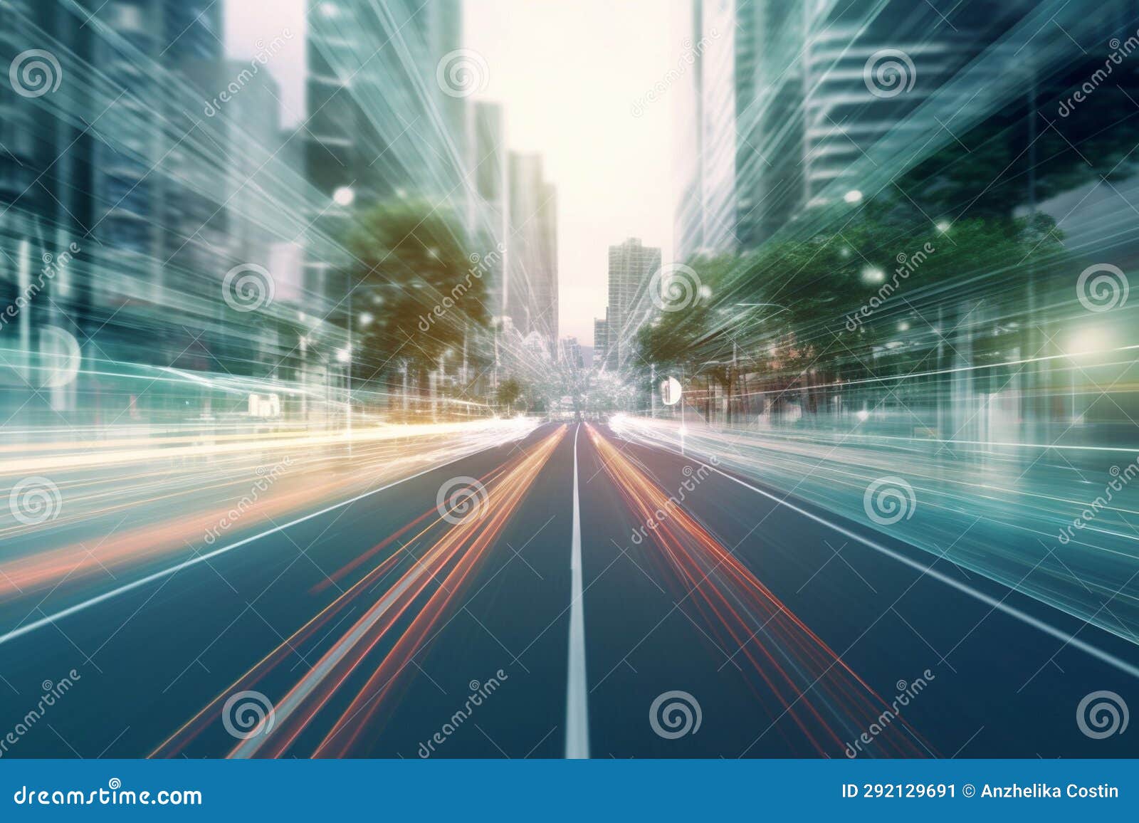 High Speed with Binary Code Numbers on Motion Blurred Path or Track ...