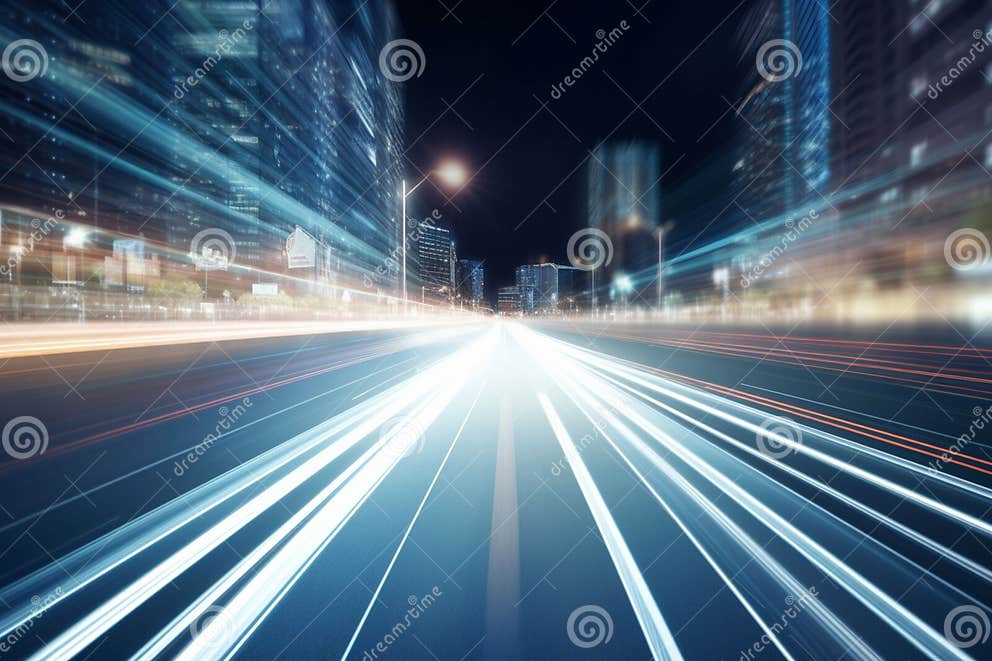 High Speed with Binary Code Numbers on Motion Blurred Path or Track, Speed and Faster Digital ...
