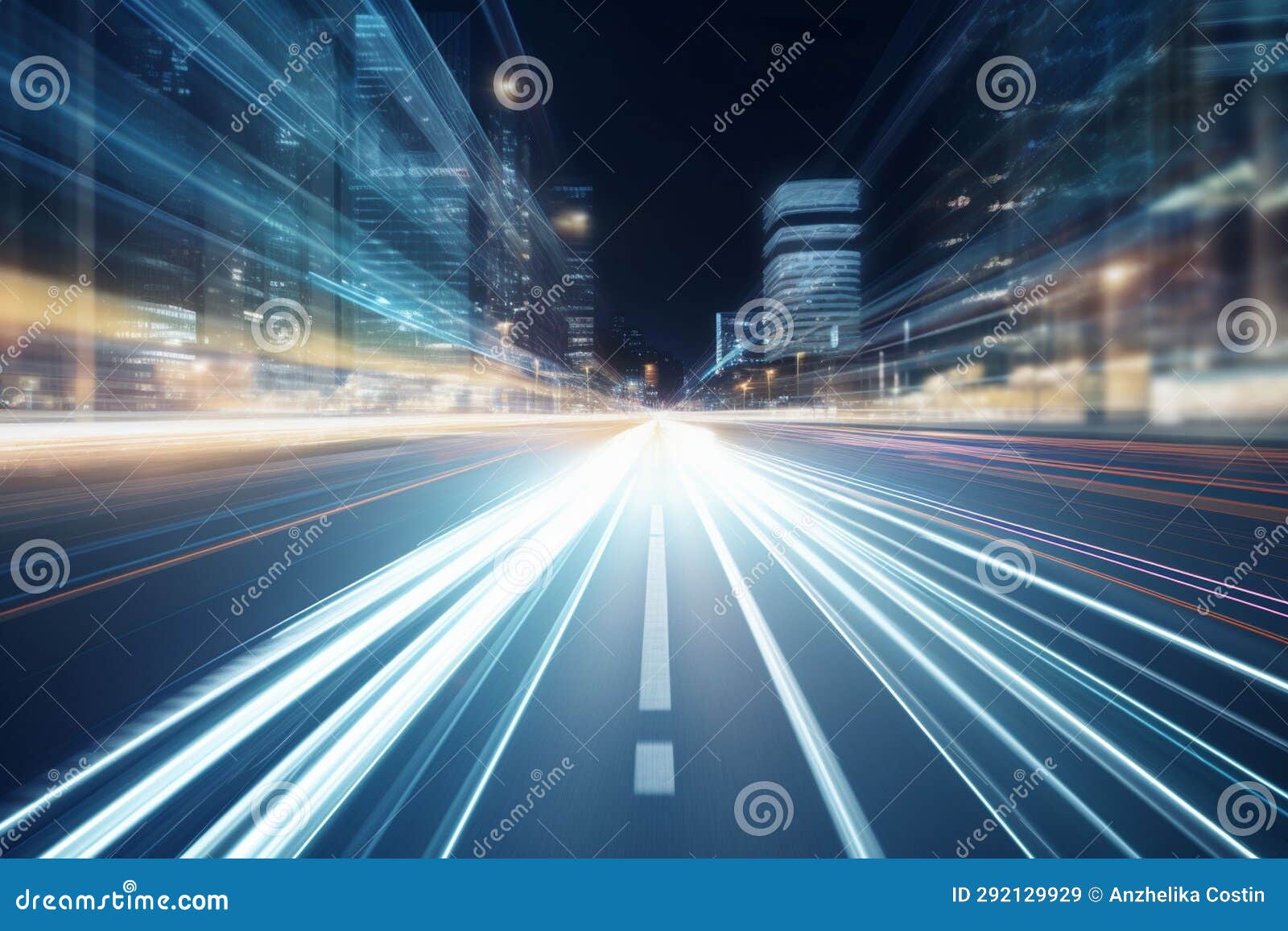 High Speed with Binary Code Numbers on Motion Blurred Path or Track, Speed and Faster Digital ...