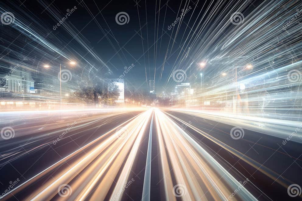 High Speed with Binary Code Numbers on Motion Blurred Path or Track, Speed and Faster Digital ...
