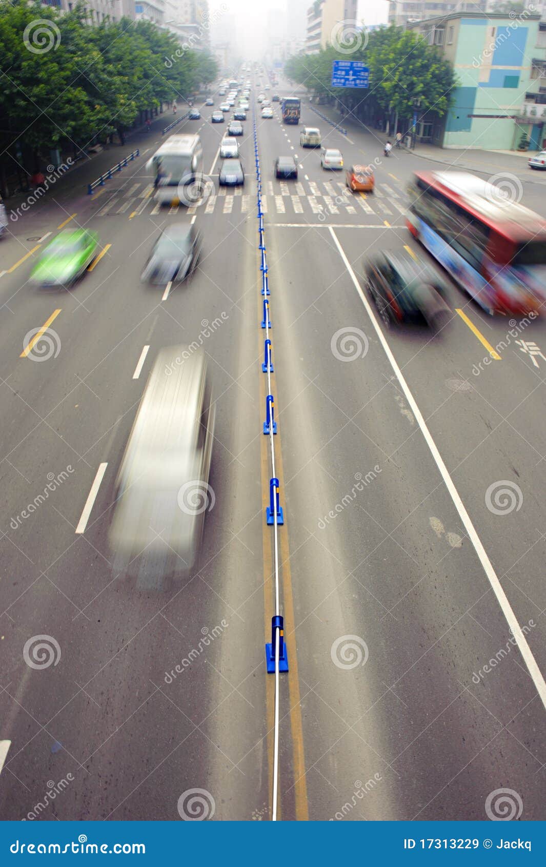 High-speed and Blurred Traffic Trails Stock Image - Image of city, life ...