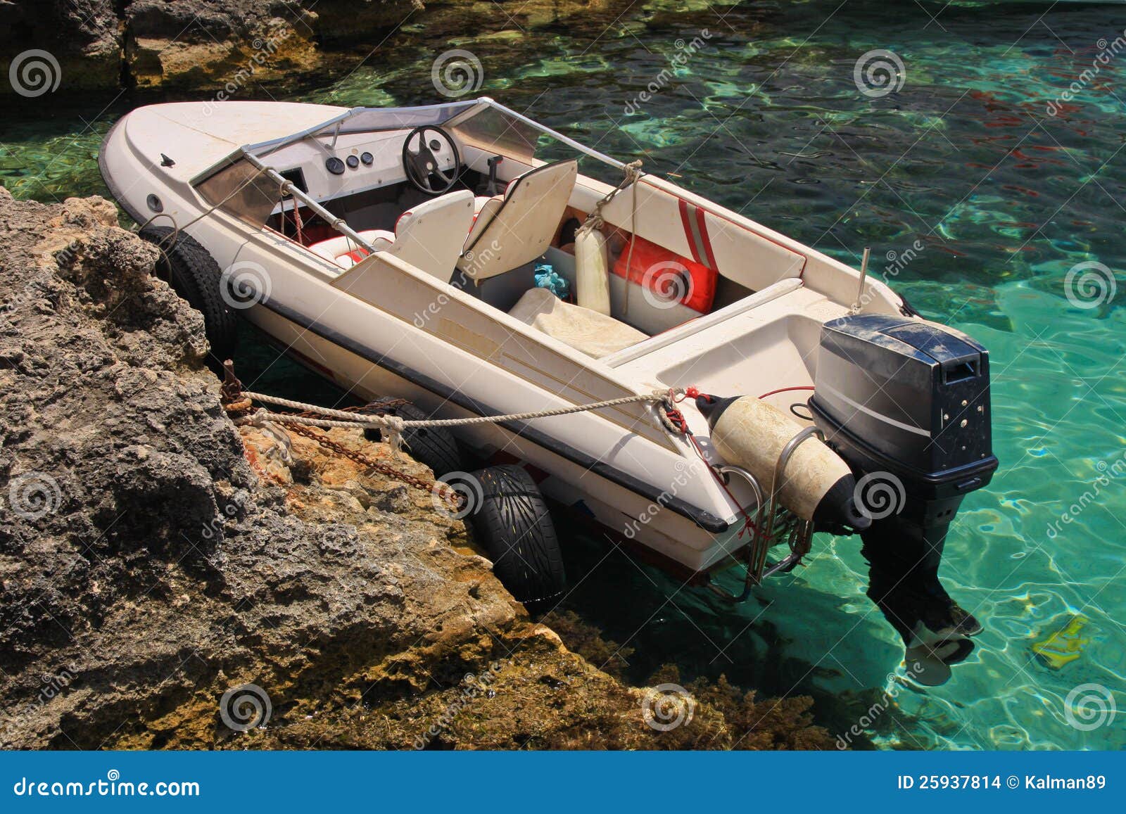 High speed boat stock photo. Image of escape, outdoors - 25937814