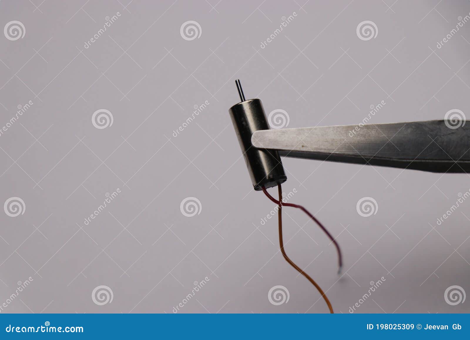 BO Motor Also Called As Dual Shaft Geared Motor On Black Background ...