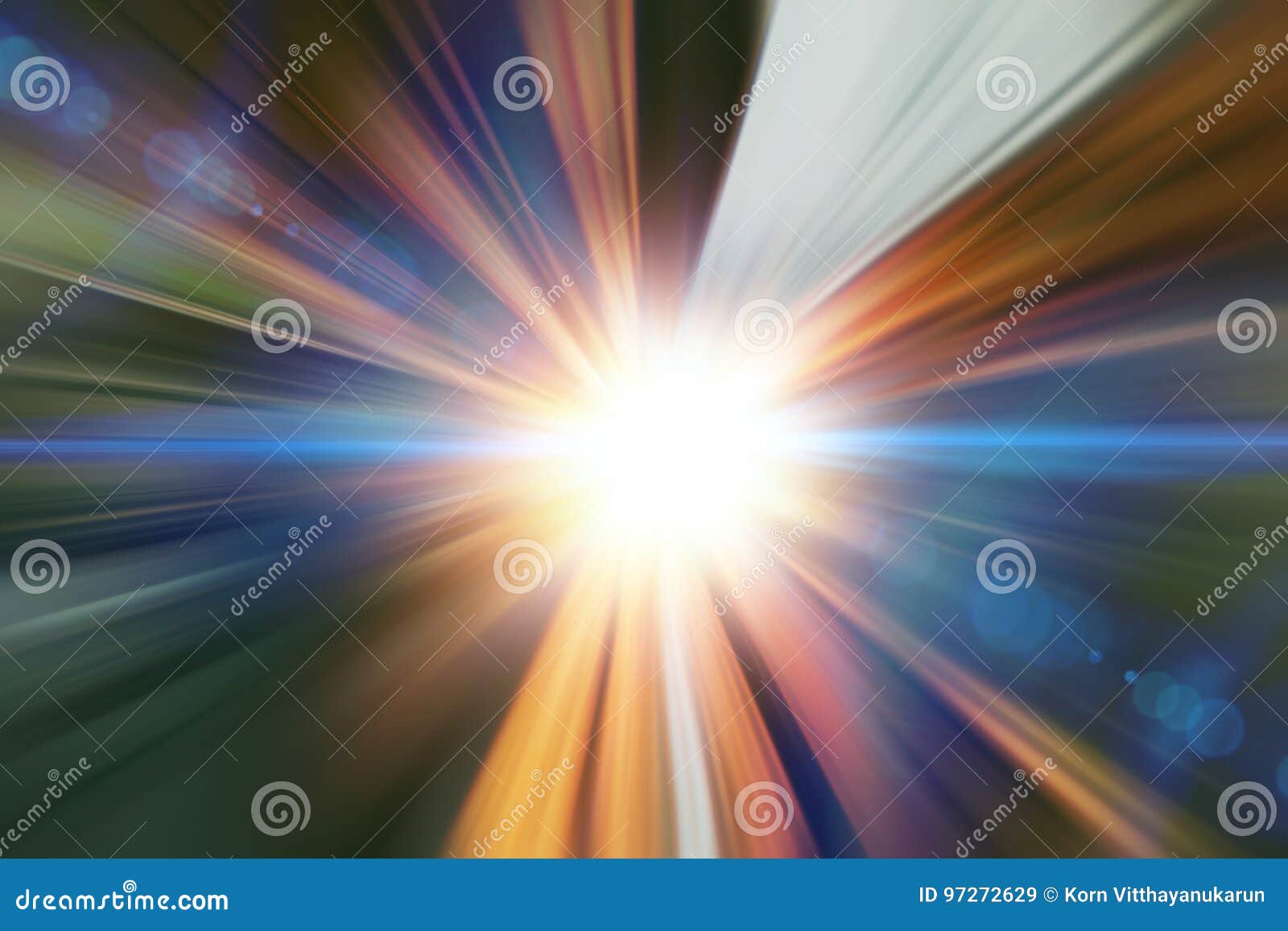 Acceleration Super Fast Speedy Motion Blur of Light Ray Abstract for ...