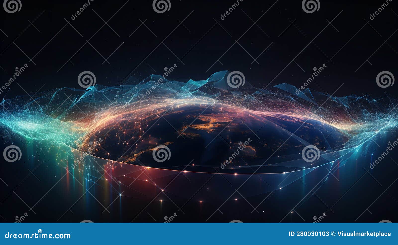 The High-Speed Connectivity of 5G Networks Stock Illustration ...