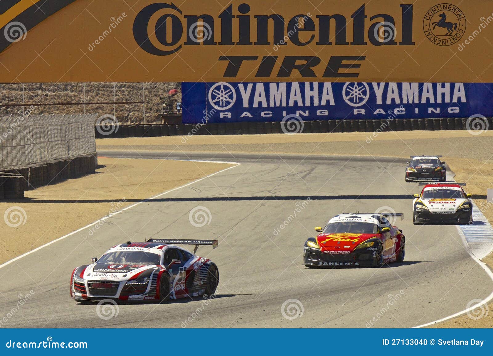 High Speed Corner Turn at Grand am Rolex Races Editorial Image - Image ...