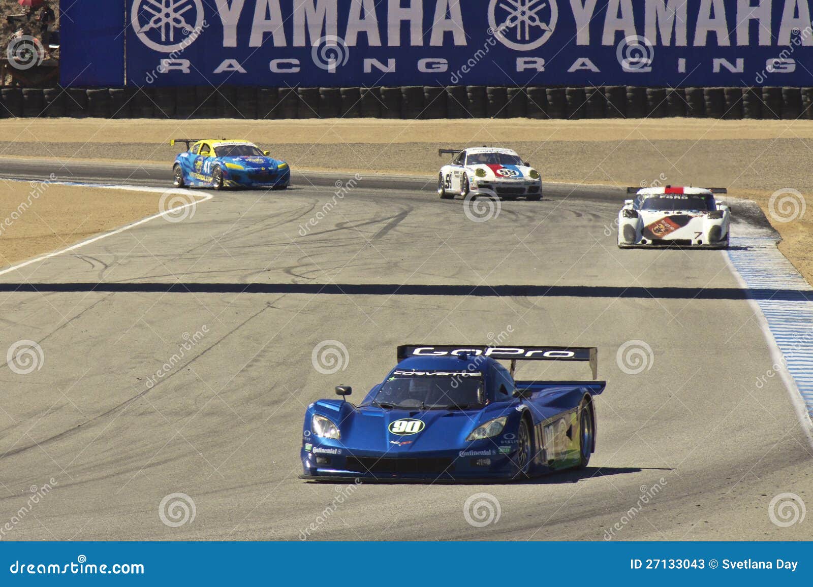 High Speed Corner Turn at Grand am Rolex Races Editorial Stock Photo ...