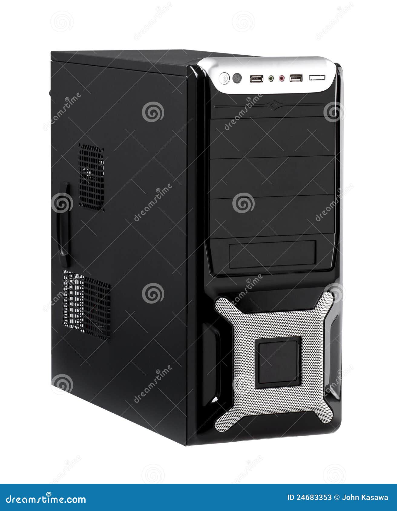 Computer Case Cartoon Vector | CartoonDealer.com #46552645