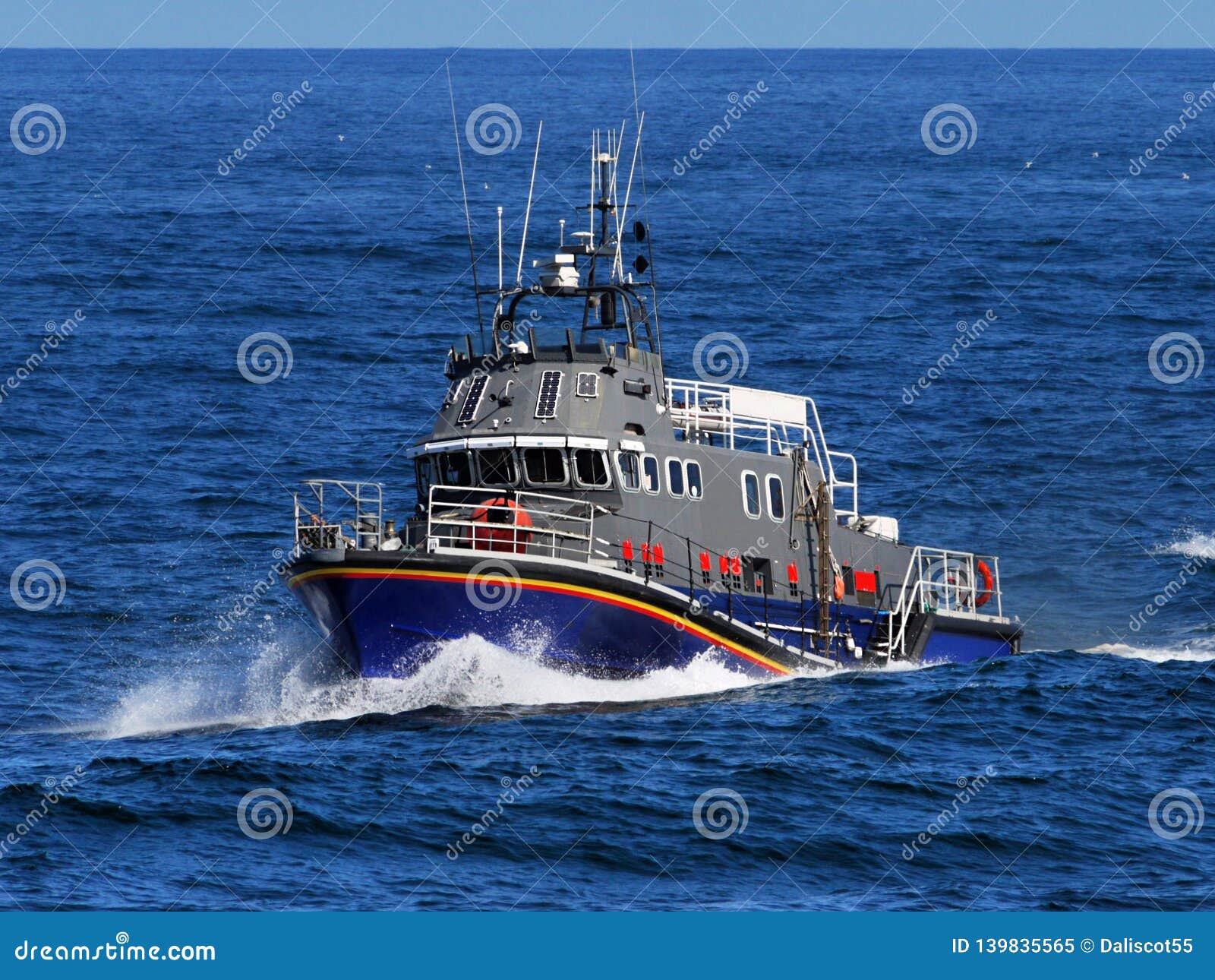 High Speed Craft at Sea. stock image. Image of harbour - 139835565
