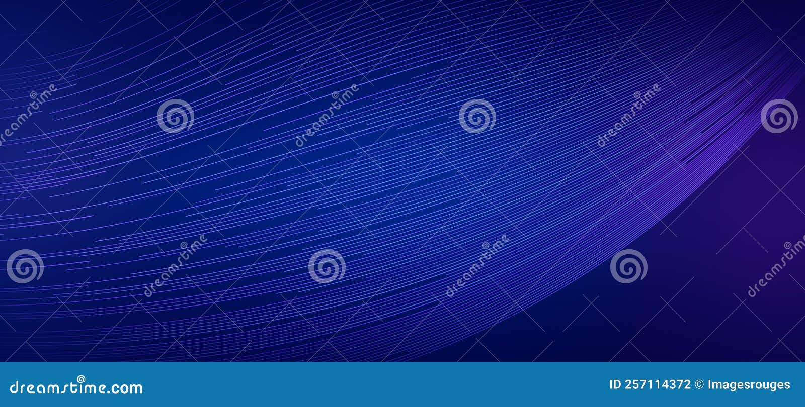 High Speed Data or Code Line on Blue Technology Background Stock ...