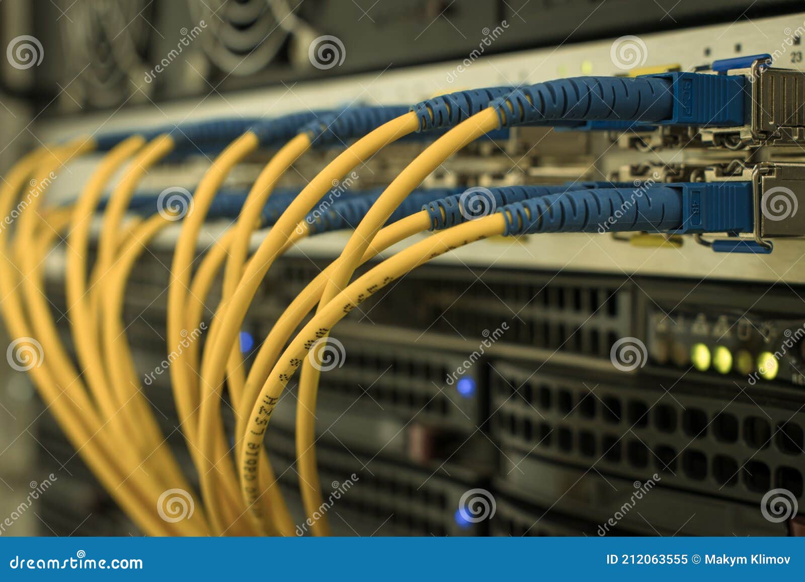High-speed Data Transfer in a Fiber-optic Network. Communication ...