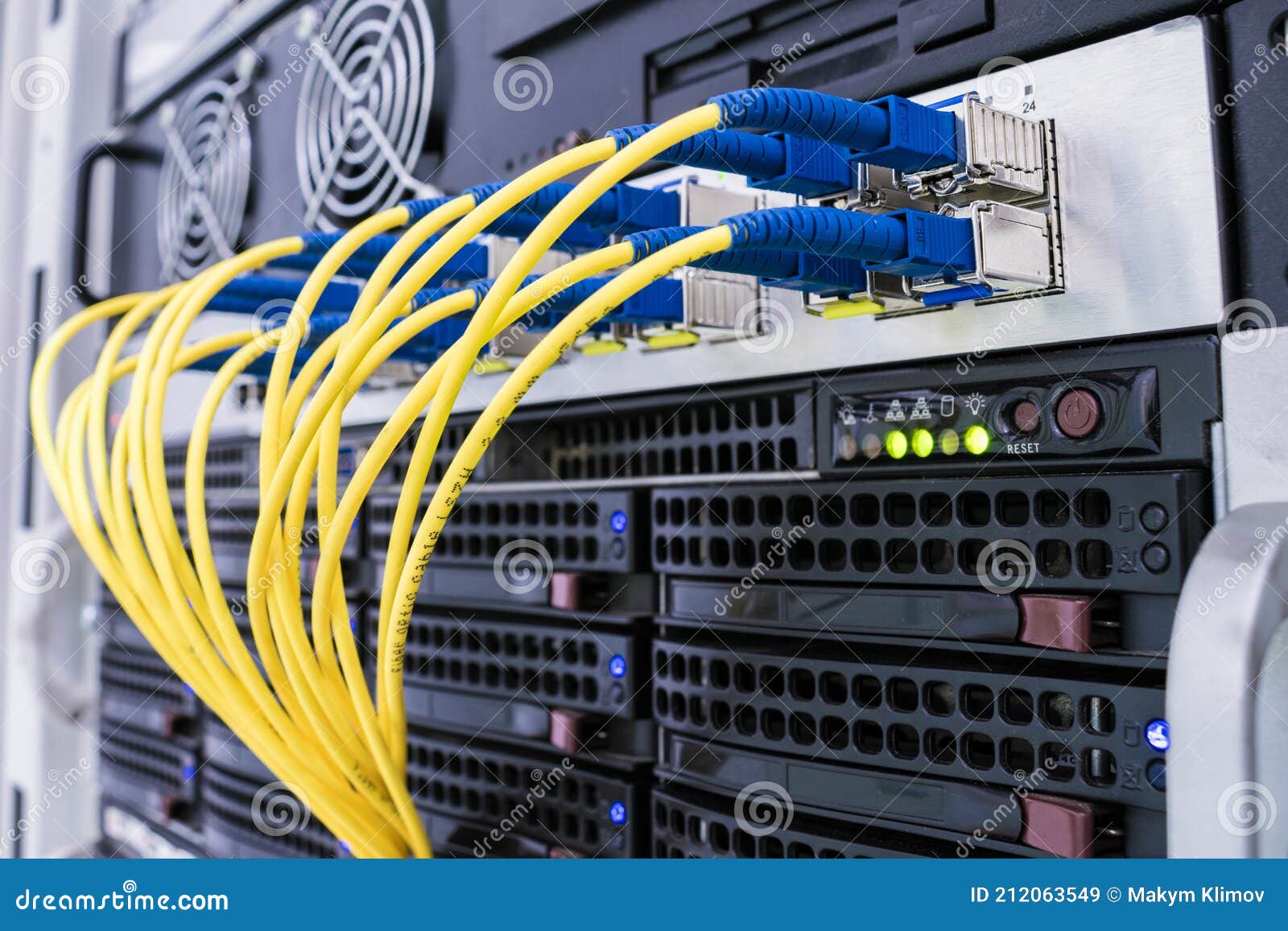 High-speed Data Transfer in a Fiber-optic Network. Communication ...
