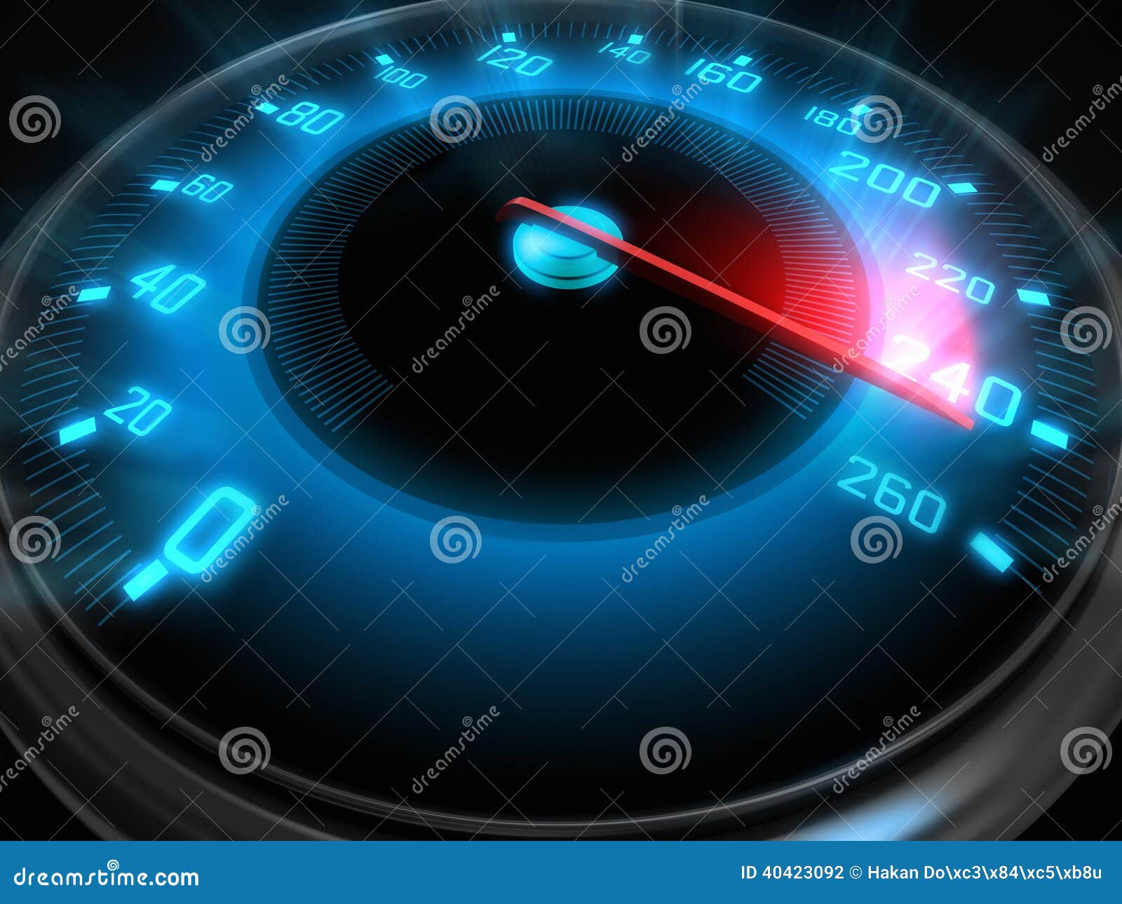 Speed Dial Indicator, Green And Red Meter, Moderate Barometers ...