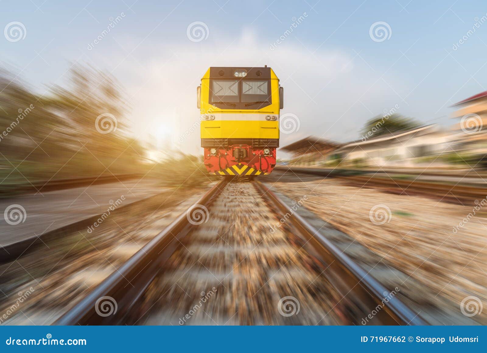 High speed diesel train stock photo. Image of modern - 71967662