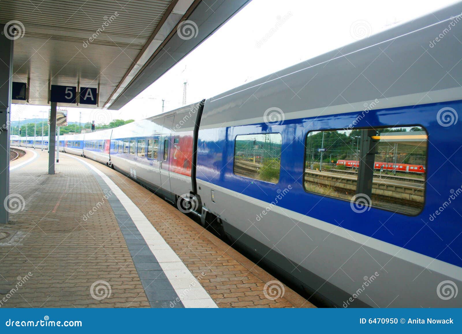 High Speed France TGV Train Stock Photo - Image of commute, railroad ...