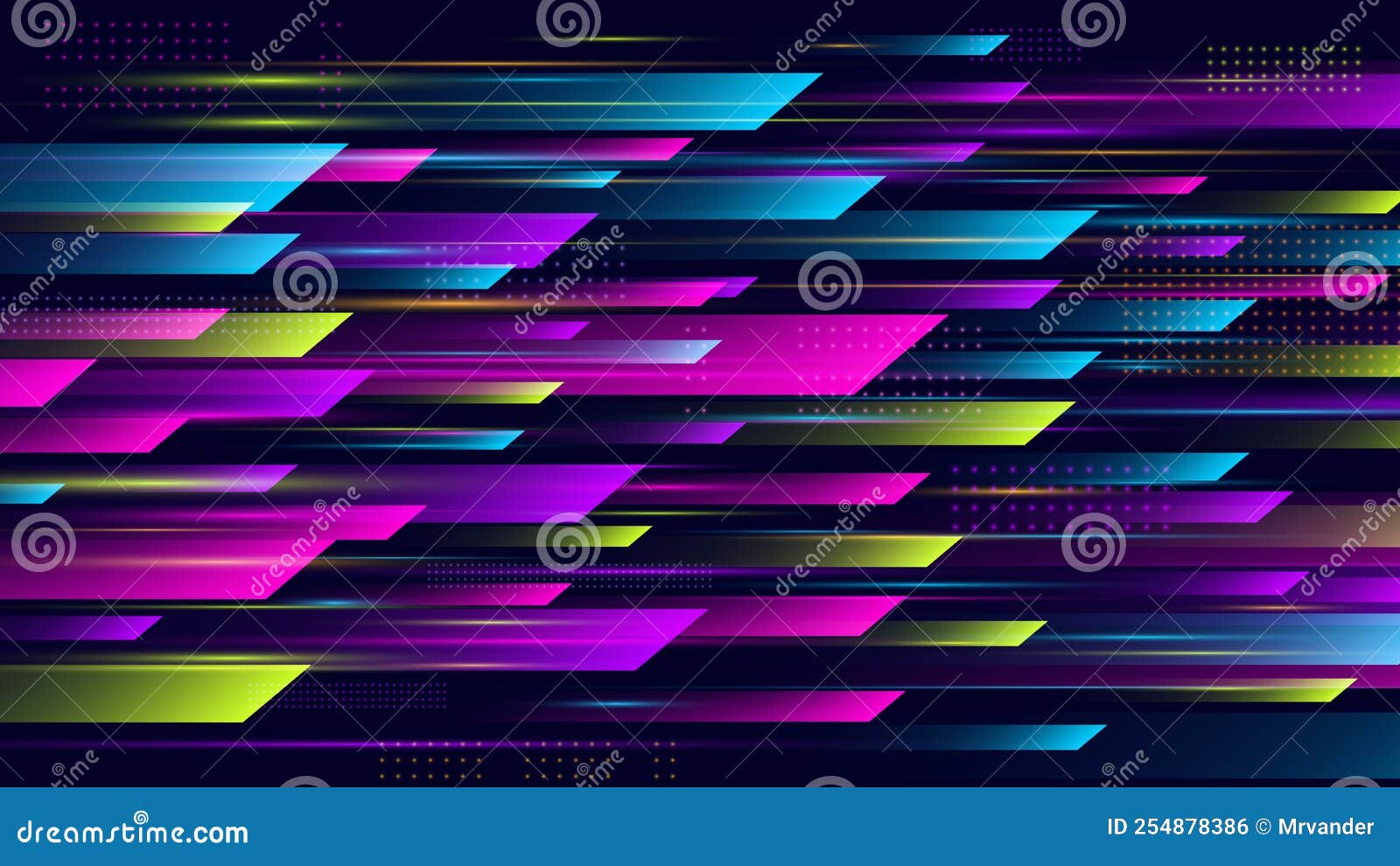 High Speed. Hi-tech. Abstract Technology Background Stock Vector ...