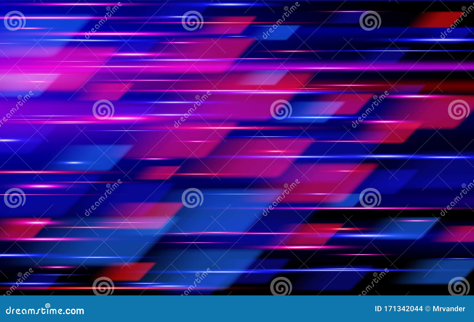 High Speed. Hi-tech. Blue and Red Abstract Technology Background Stock ...