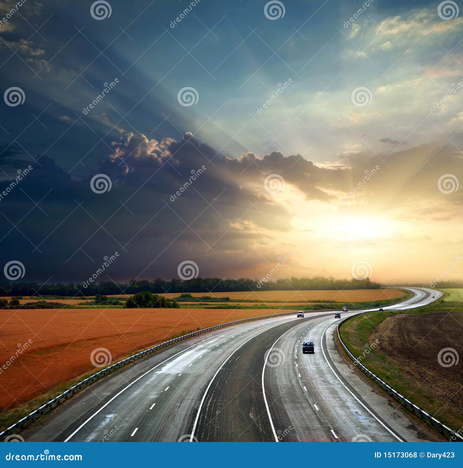 High-speed highway stock photo. Image of russia, idyllic - 15173068