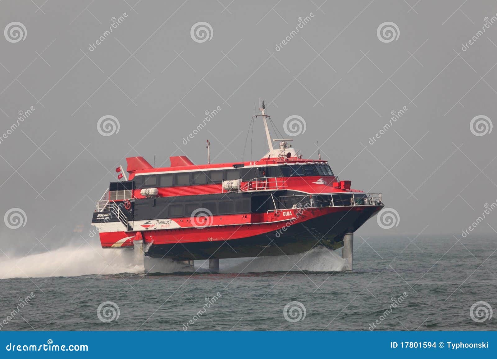 High Speed Hydrofoil Ferry Boat Editorial Stock Image - Image of ferry ...