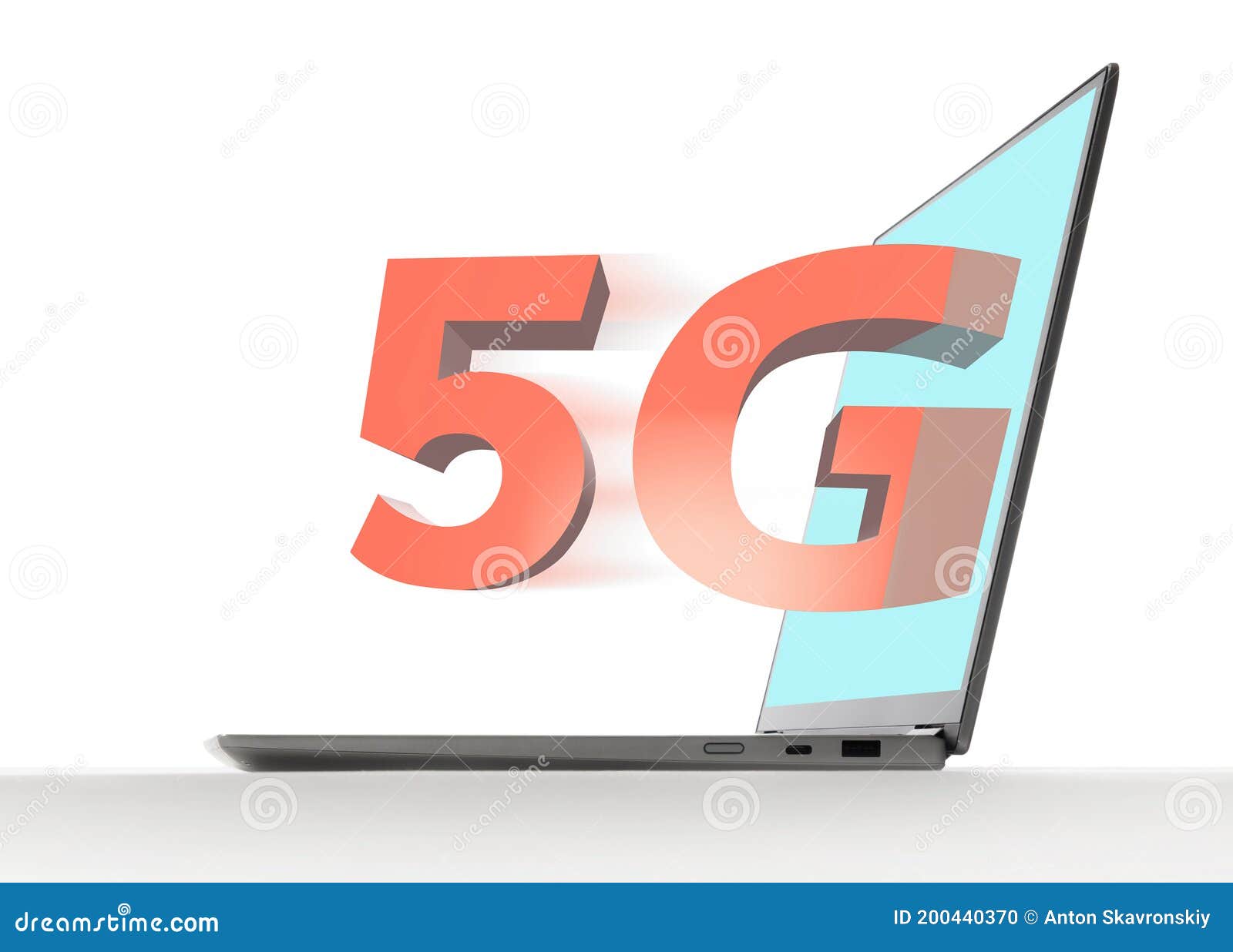 High Speed Internet Access with 5G Network. Stock Photo - Image of cell ...