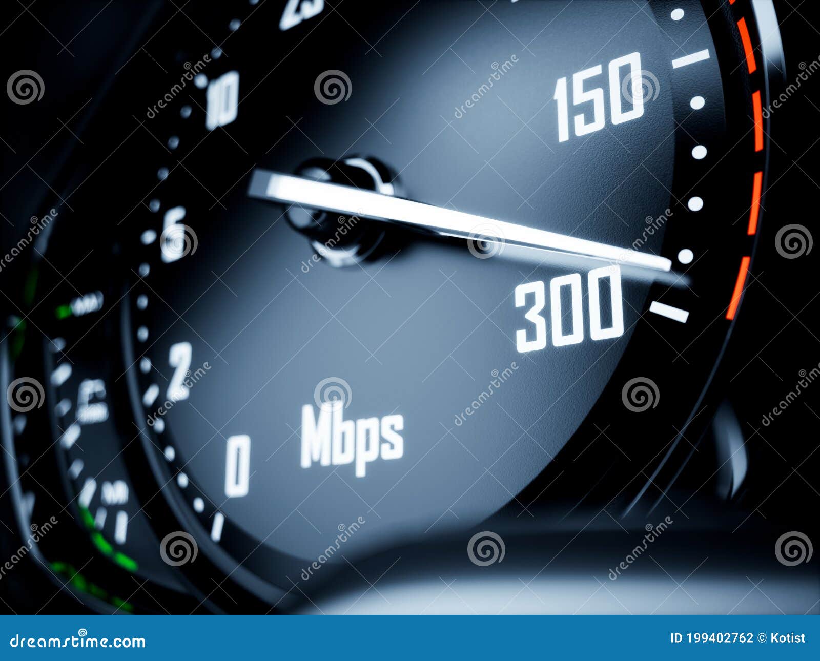 High Speed Internet Connection Speedometer and Internet Connection ...