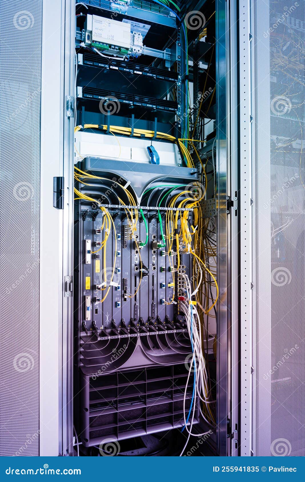 High Speed Internet Provider Router Stock Image - Image of fibre ...
