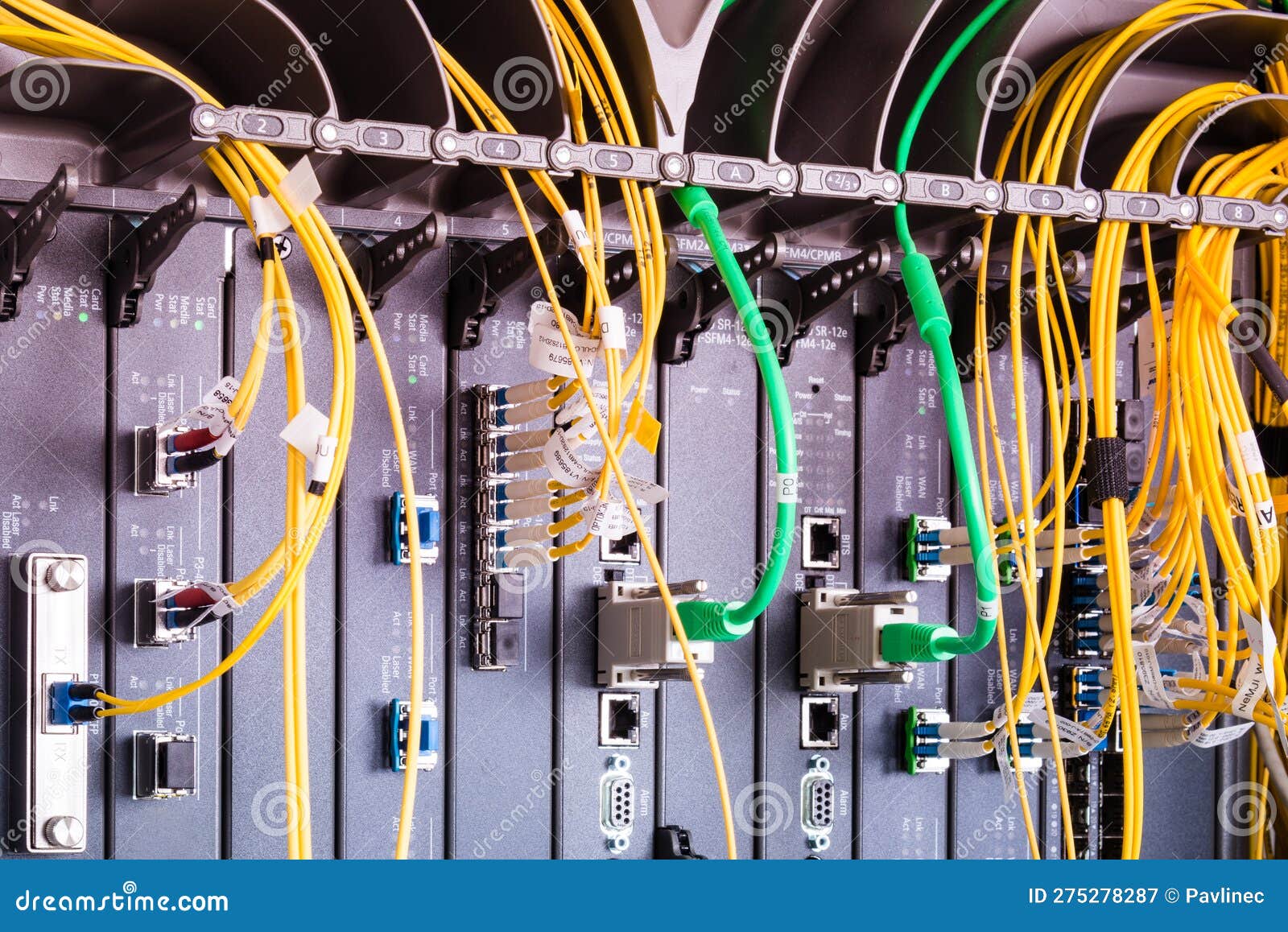 High Speed Internet Provider Router Stock Image - Image of hosting ...