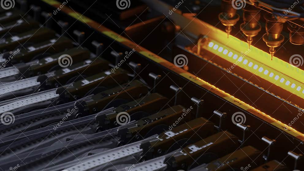 High Speed Machine for Pick and Test Electronic Chips. Creative ...