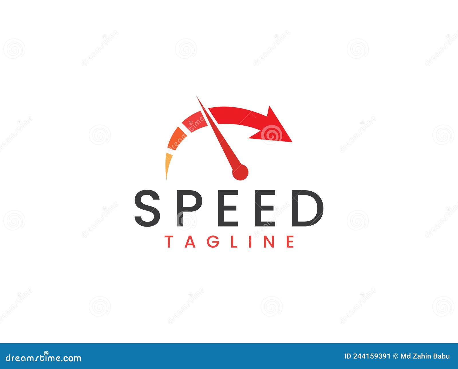 High Speed logo template stock vector. Illustration of design - 244159391