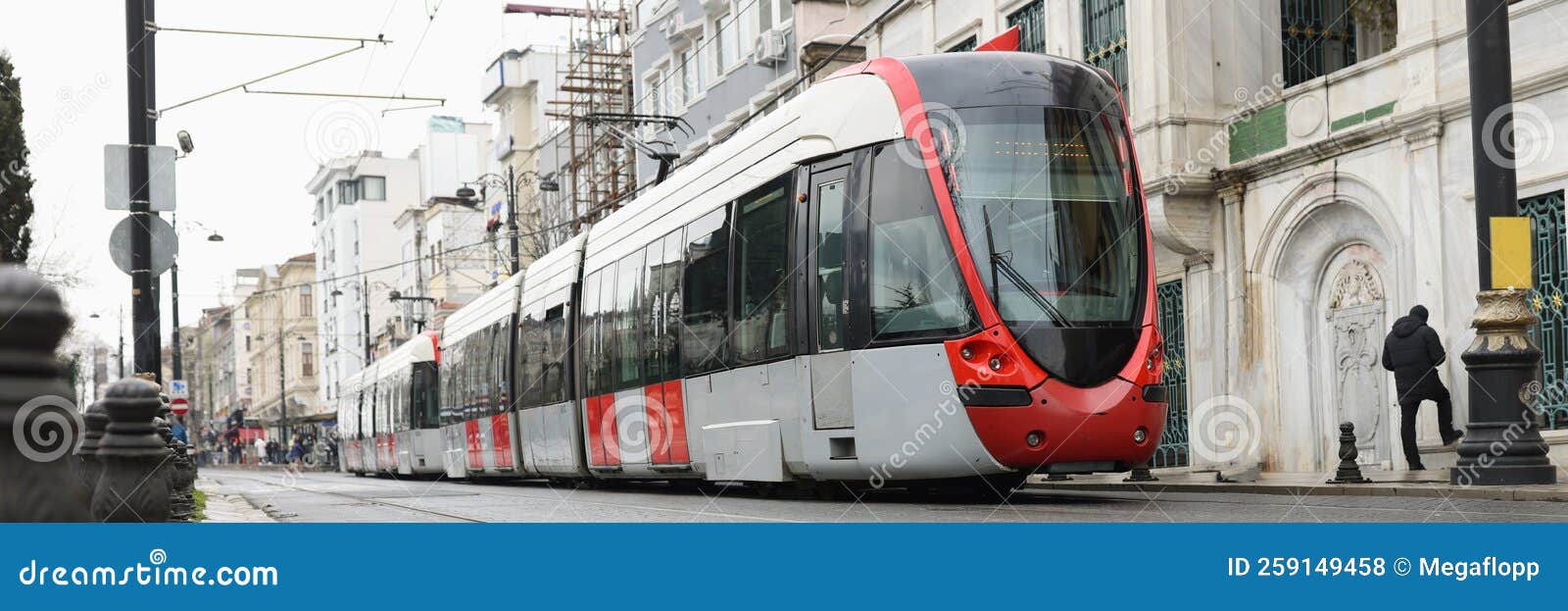 High Speed Modern Tram Train in City Stock Photo - Image of train ...