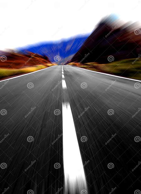 High speed on the motorway stock photo. Image of marks - 2989832