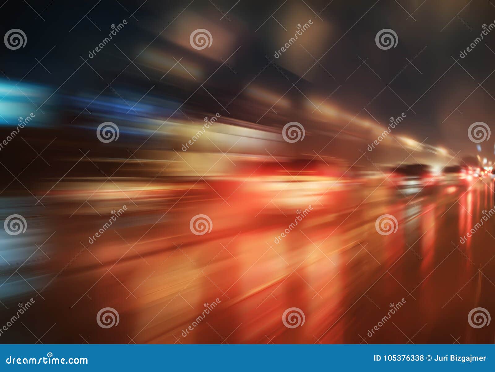 High-speed Movement at Night Stock Photo - Image of infrastructure ...