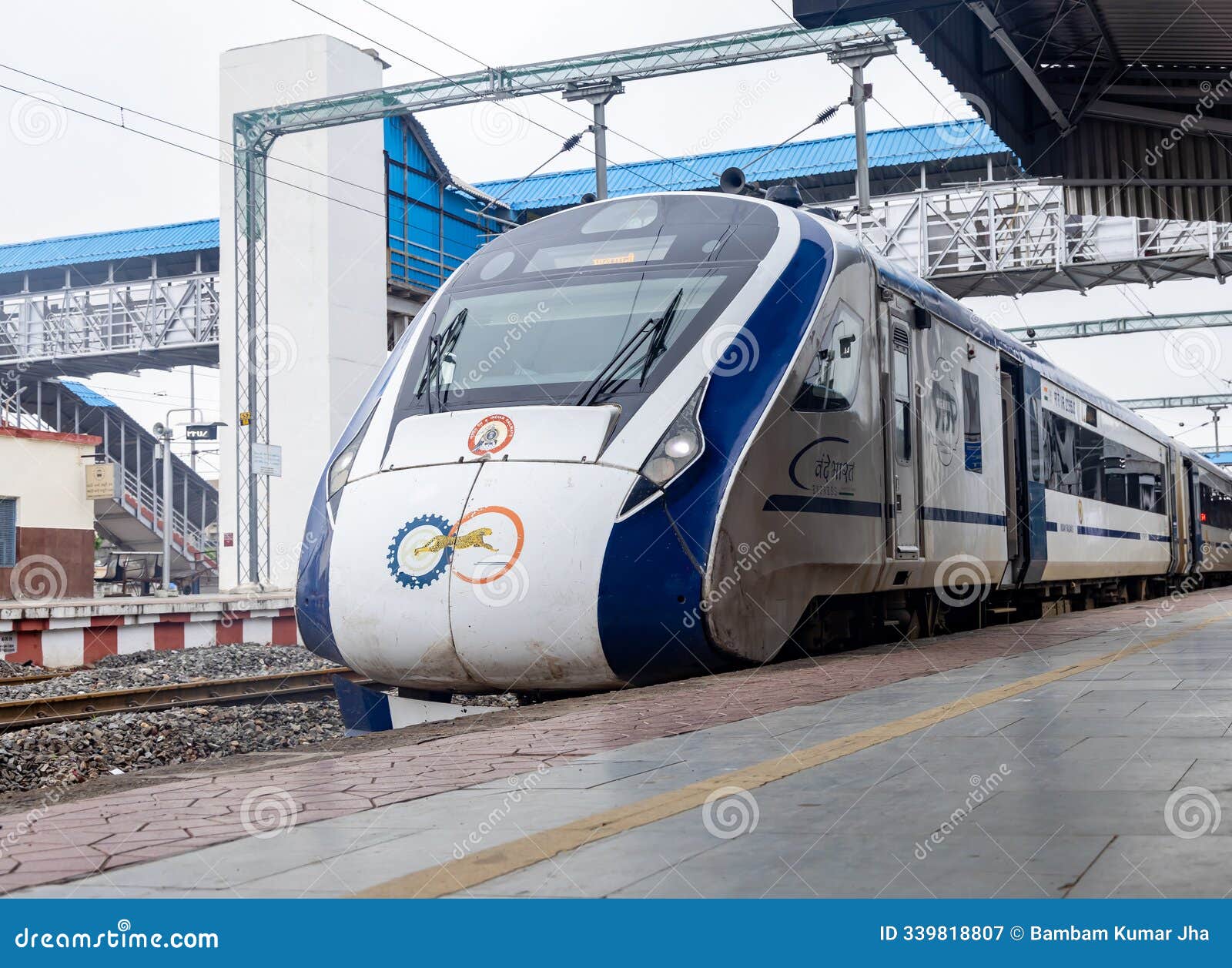 High Speed Passenger Train Standing at Platform during Daytime from ...