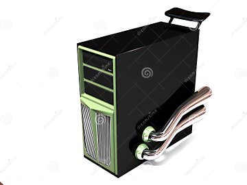 High speed PC stock illustration. Illustration of digital - 1113164