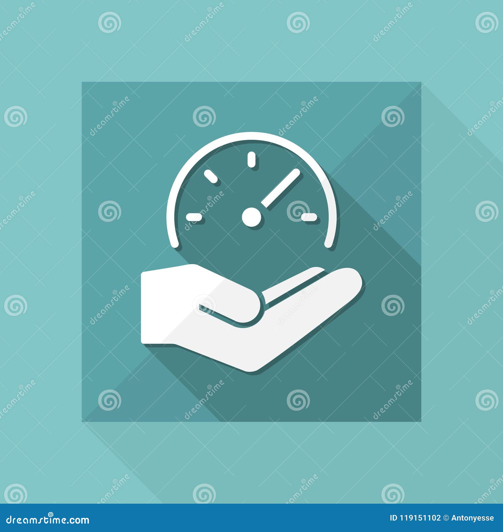 High Speed Performances Services - Minimal Vector Icon Stock Vector ...