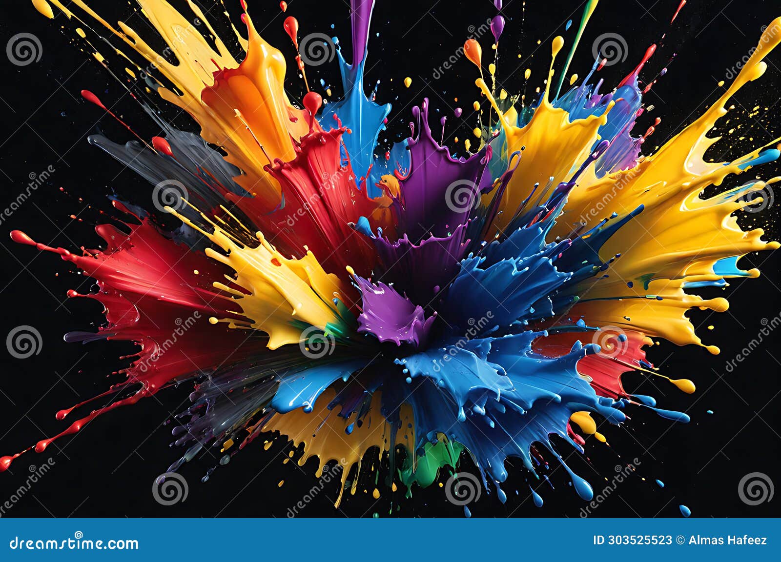 High-Speed Photography Captures a Vibrant Array of Paint Splashes ...
