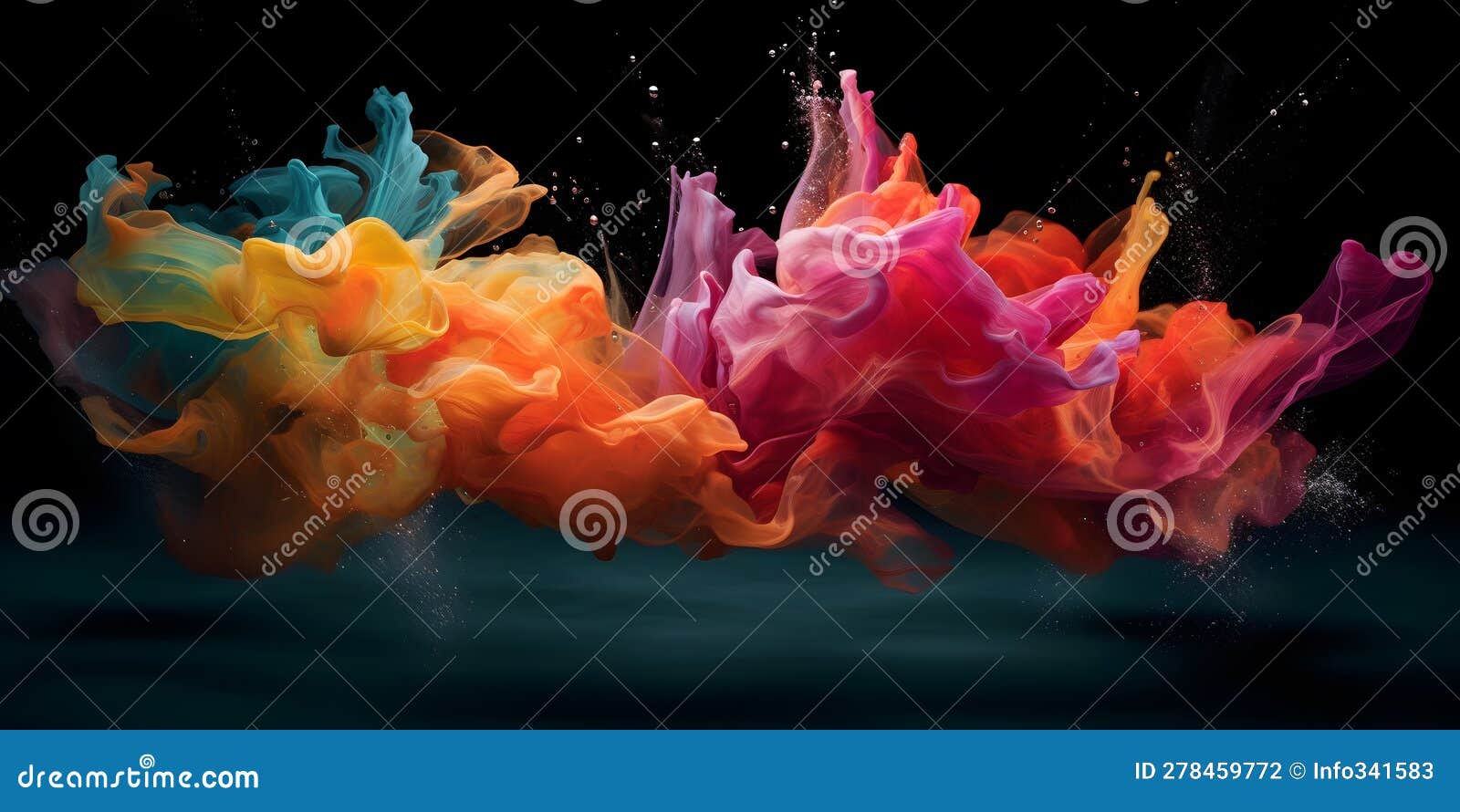 High Speed Photography Movement Colors Forms Cinematic Two Generative ...